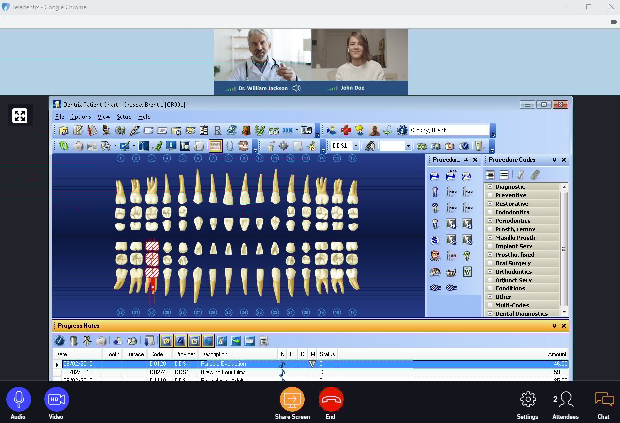How Teledentistry Works with Dentrix